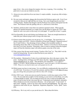 How to Get Good Grades in College | DOC | College Planning | College ...