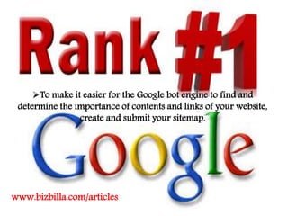 How to get google page rank for your Website? | PPTX | Search | Internet