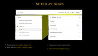 Your guide to getting hired by NCDOT | PPTX