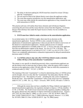 How to get judicial relief under 8 usc 1447(b) for a stalled ...