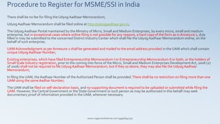 How to get msme registeration quick and easy contact us | PPT