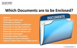 How to get non availability of birth certificate via s2 nri | PPTX