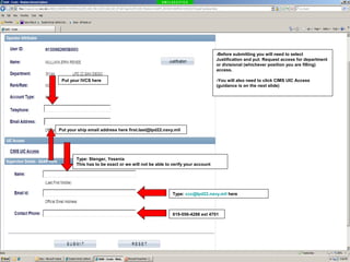 How to get nsips access | PPT