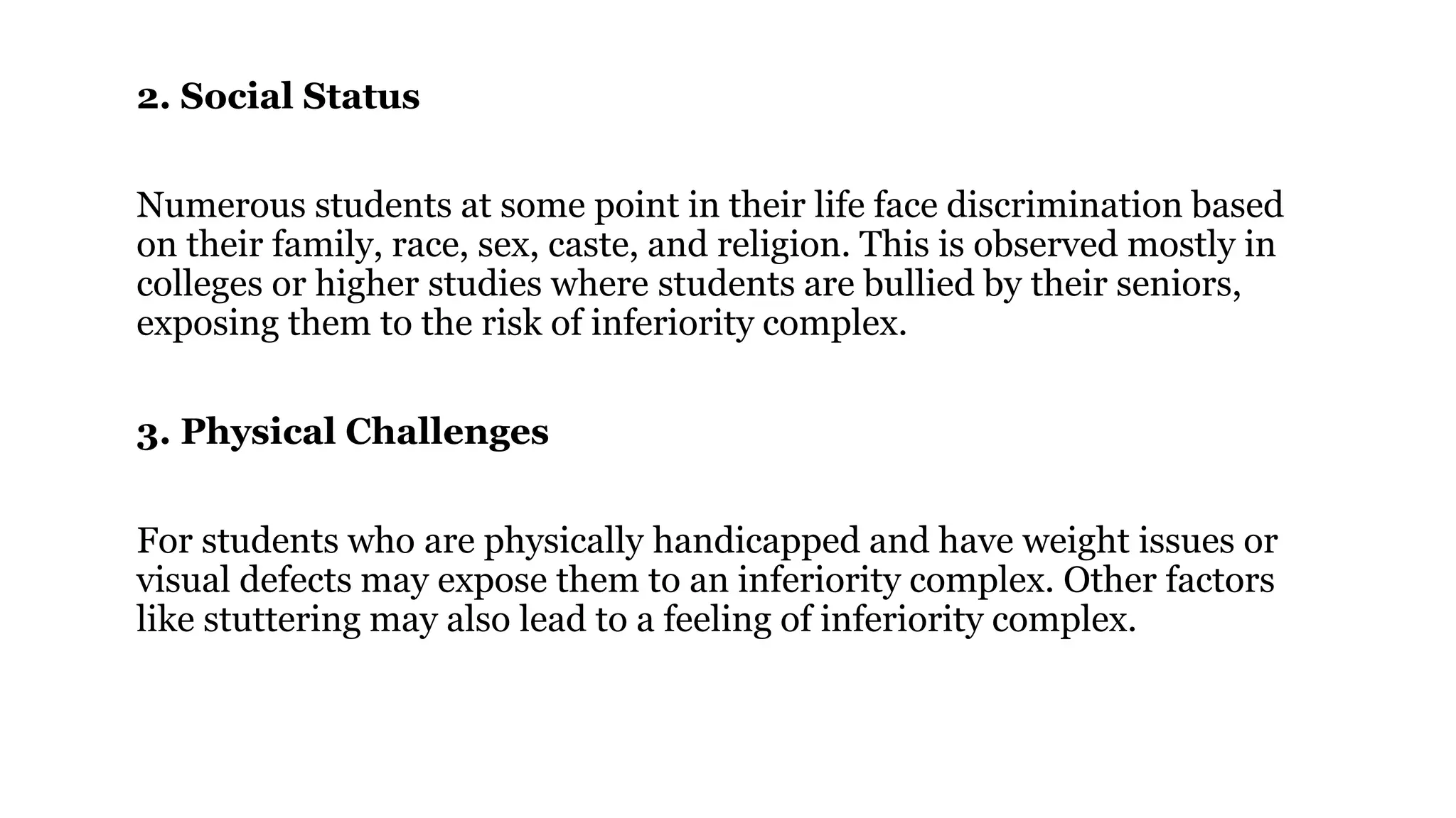 How to get over inferiority complex? | PPTX