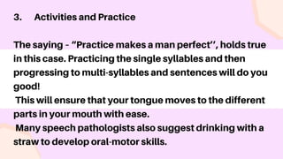 How to get rid of a lisp in adults | PPT