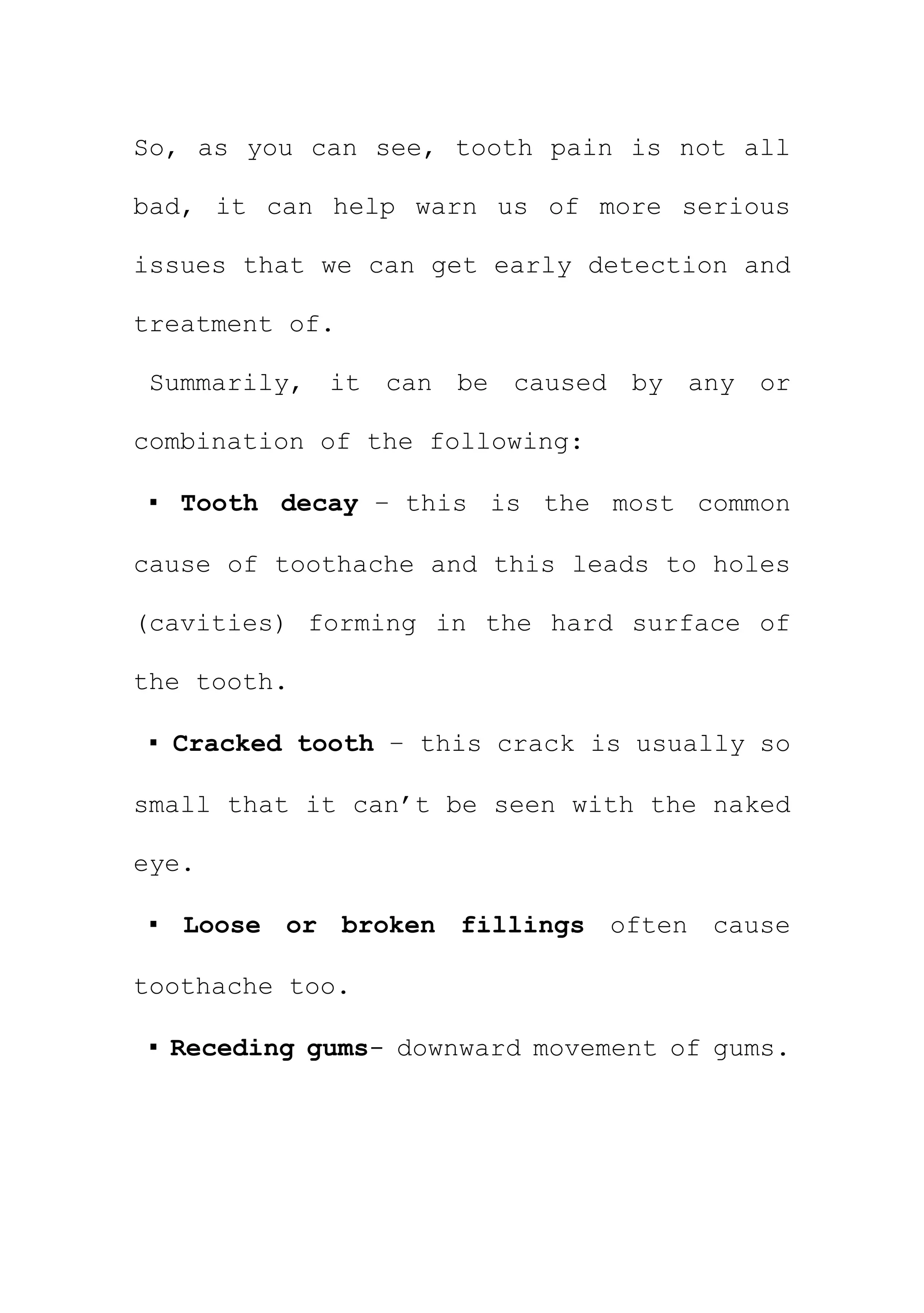 How to get Rid of Toothache at Home | PDF