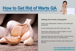 How to get rid of warts naturally | PDF | Herbs and Supplements ...