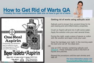 How to get rid of warts naturally | PDF | Herbs and Supplements ...