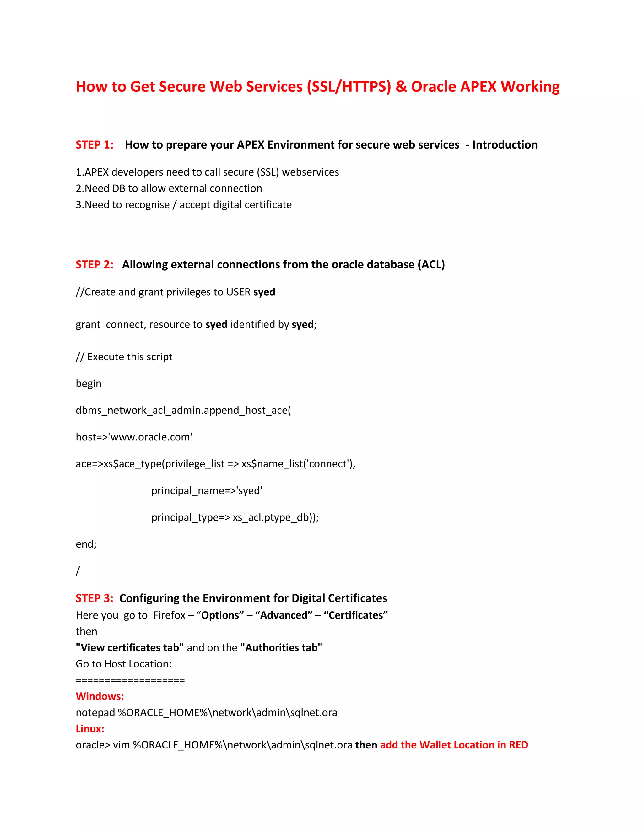 How to get secure web services ssl apex-converted | PDF