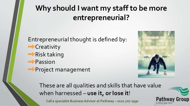 Creating an Enterprising and Entrepreneurial culture at work by Pathw…