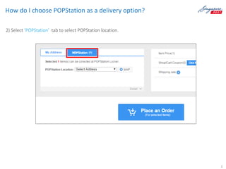 Starting Guide - POPStation for Qoo10 Buyers | PPTX