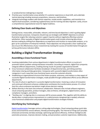 How to Get Started with Digital Transformation | PDF
