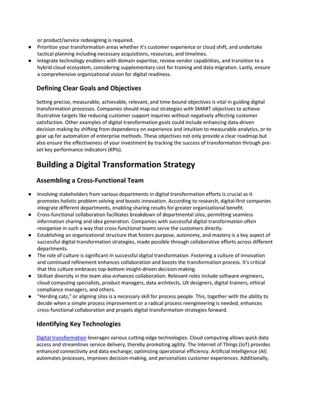 How to Get Started with Digital Transformation | PDF