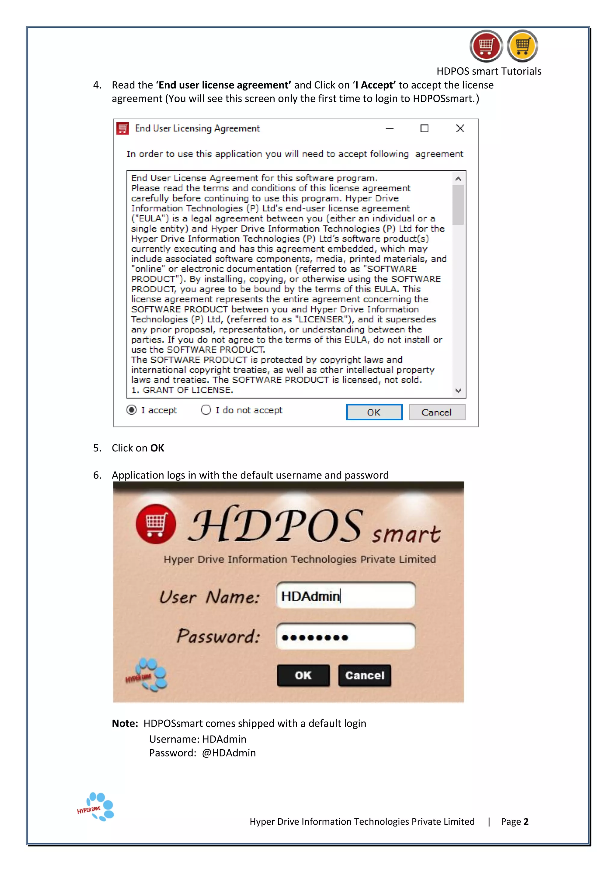How to get started with HDPOS Smart | PDF