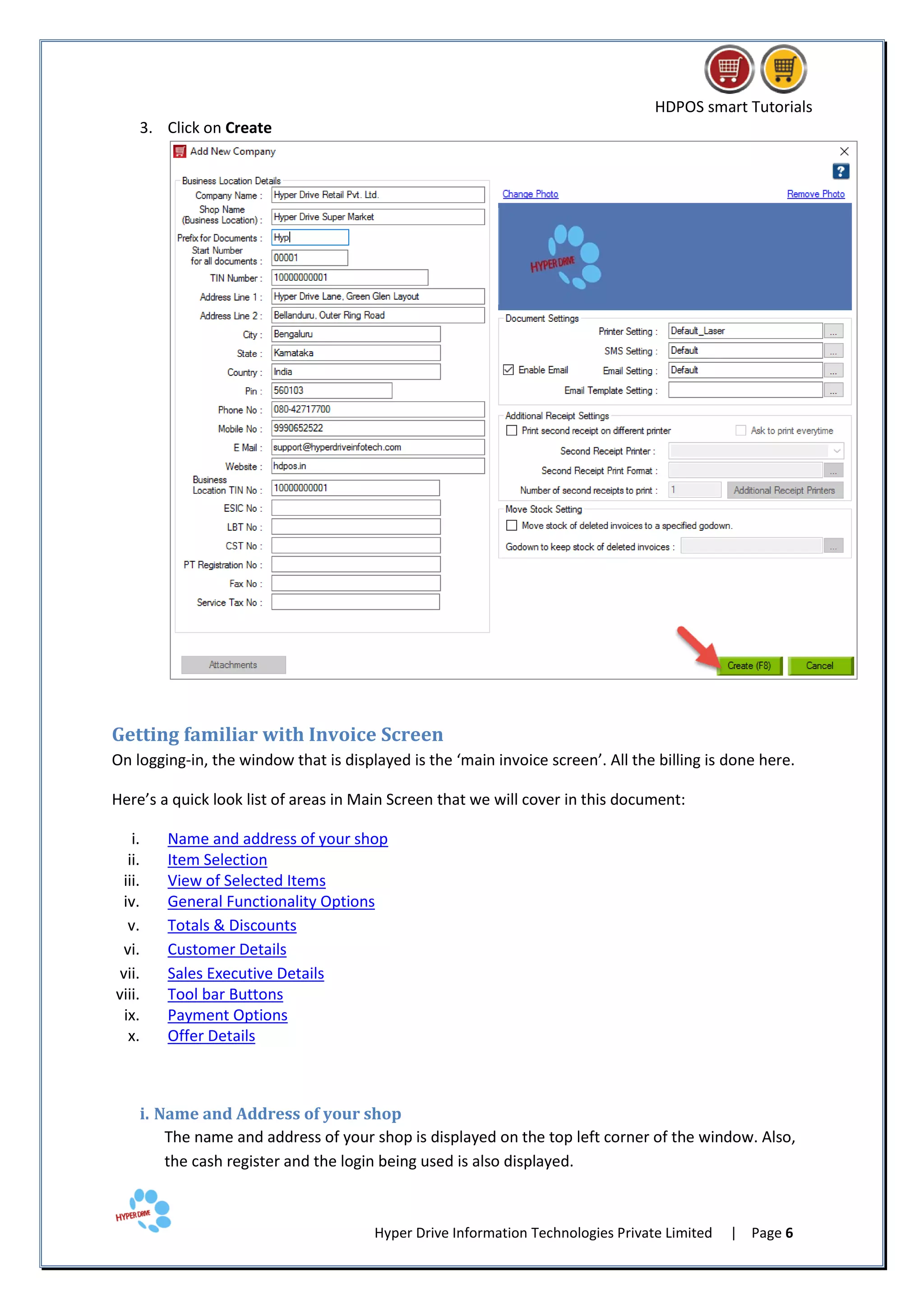 How to get started with HDPOS Smart | PDF