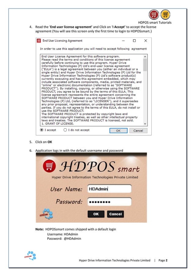 How to get started with HDPOS Smart | PDF