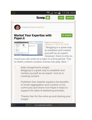 How to Get started with Paper.li