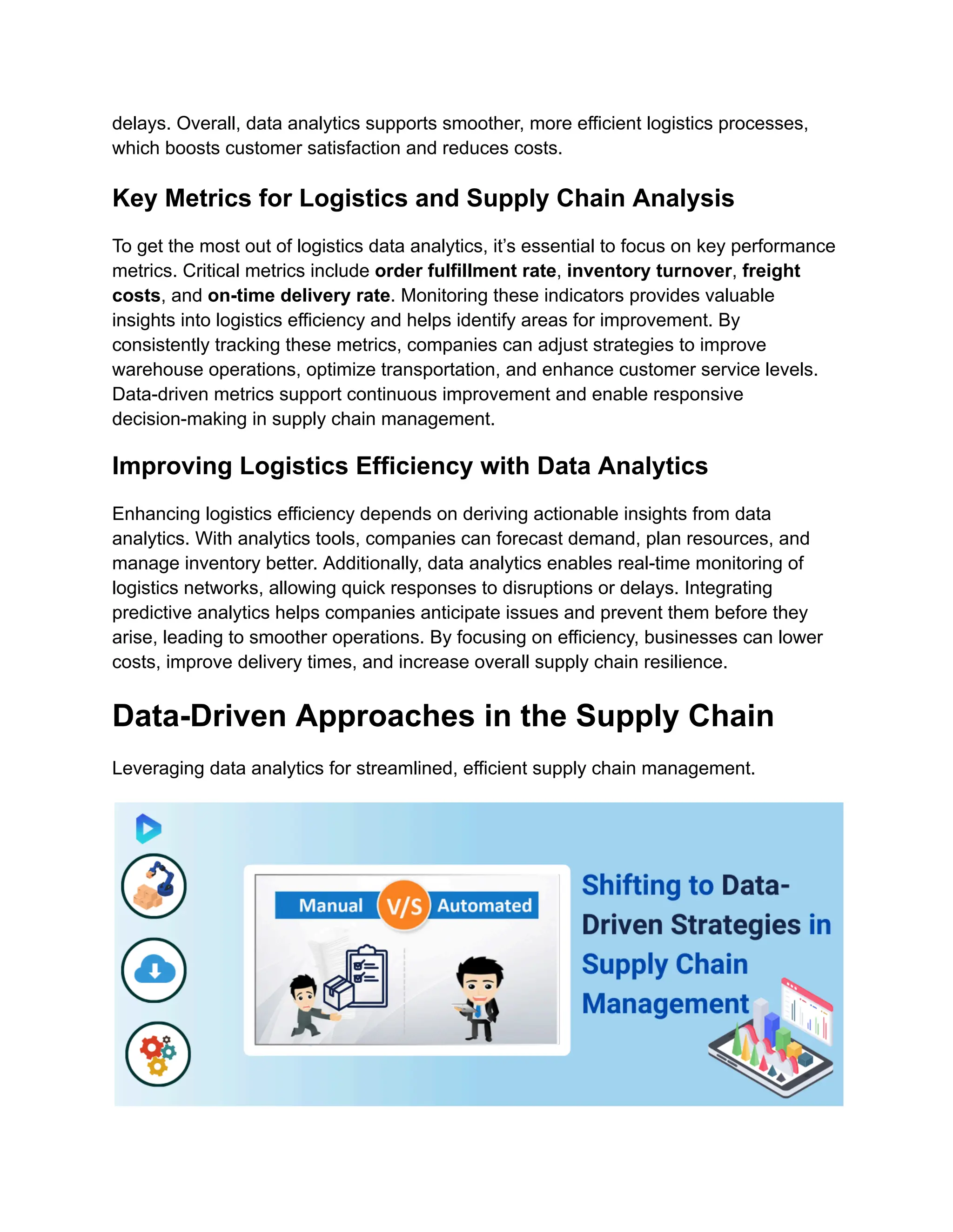 Essential Steps to Start Using Supply Chain Analytics Effectively | PDF
