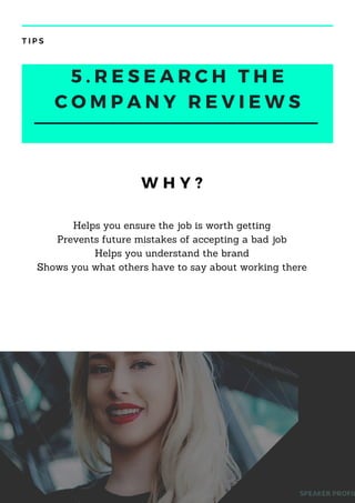 10 Steps to Getting the Job | PDF