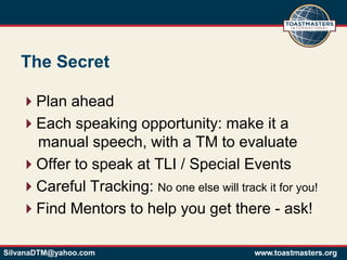 Hidden Treasures in Toastmasters | PPTX