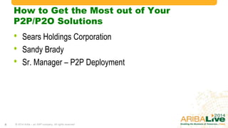 How to Get the Most Out of Your Ariba P2P/P2O Solutions | PPTX