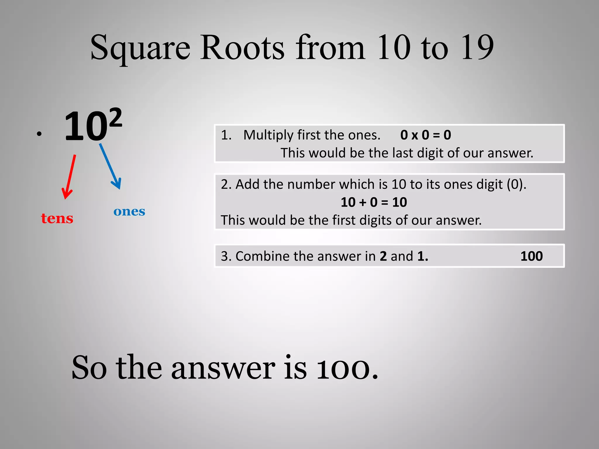 How to get the square roots | PPTX | Science