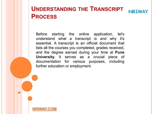 How To Get The Transcript From Pune University.pptx