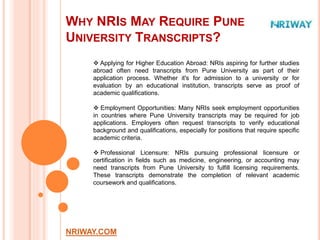 How To Get The Transcript From Pune University.pptx