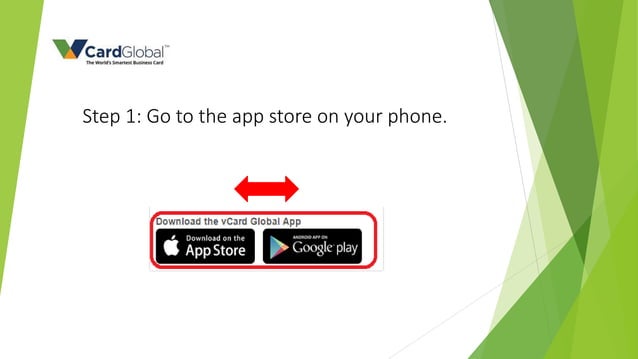How to get the v card app on your phone | PDF