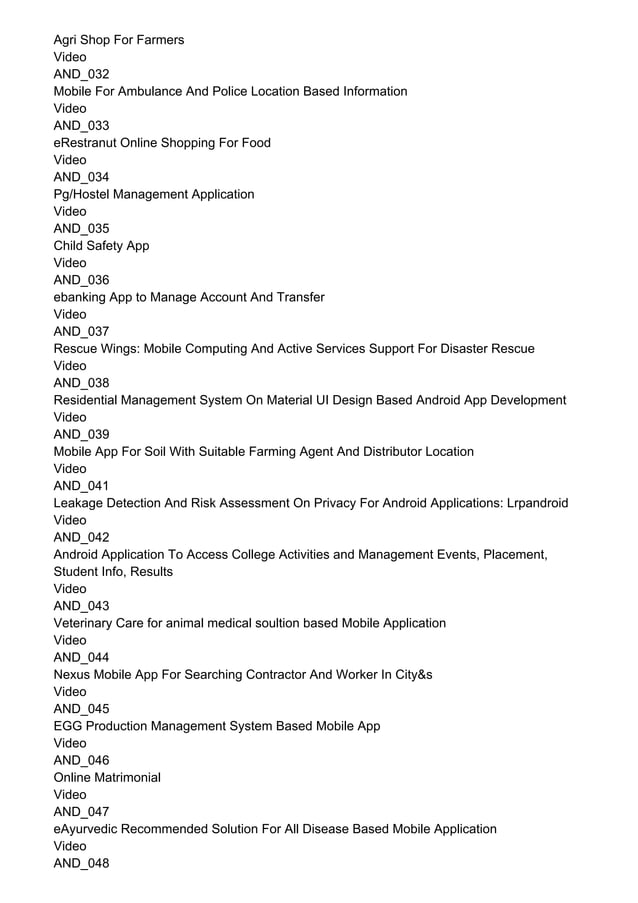 How to get Top 100 android project ideas 2019 - Codeshoppy | PDF