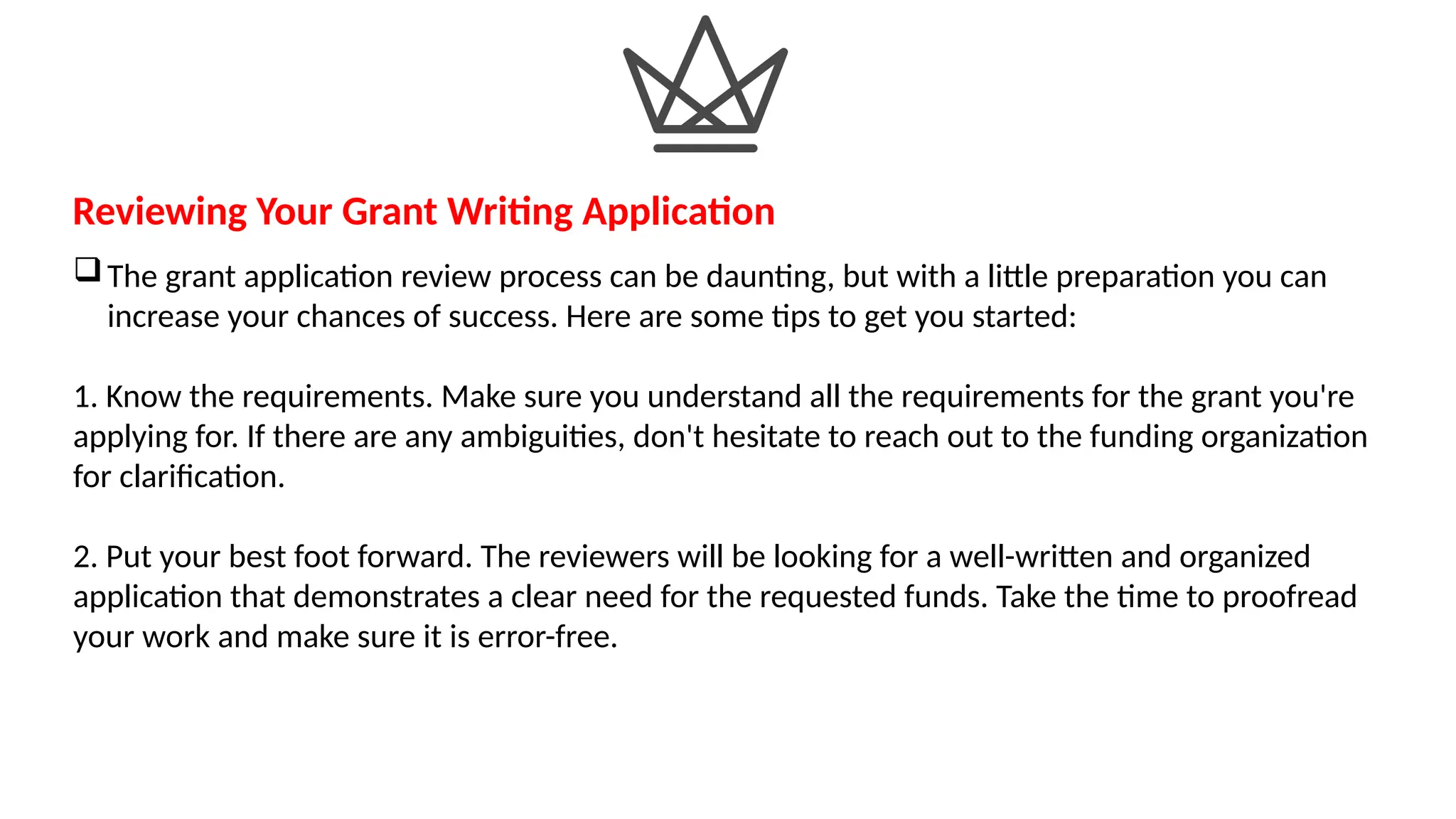 How To Get Your Grant Writing Efforts Funded | PPTX