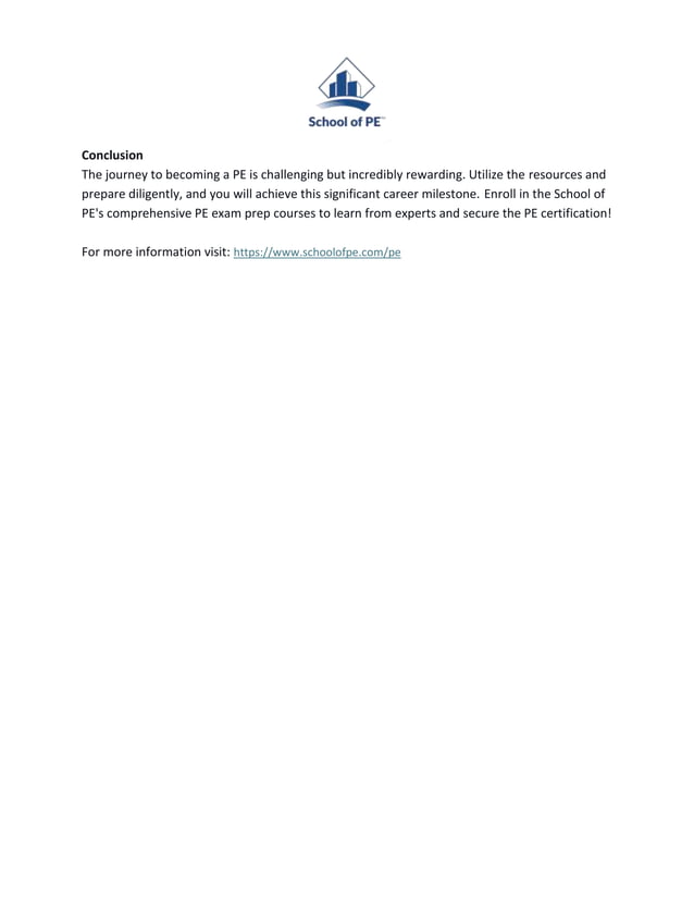 How to Get Your PE Certification A Step-by-Step Breakdown | PDF