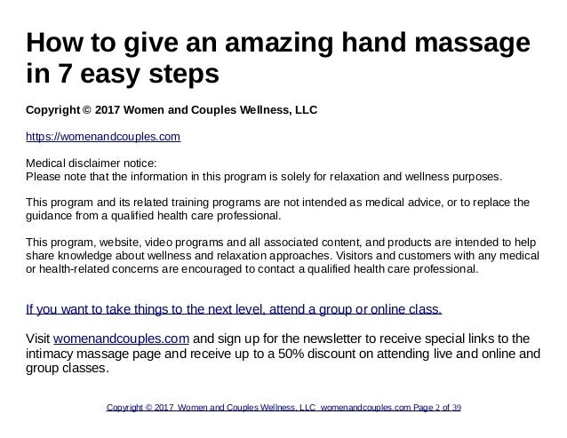 How to give an amazing hand massage in 7 easy steps