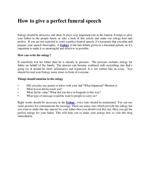 How To Give A Perfect Funeral Speech how-to-give-a-perfect-funeral-speech