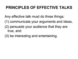 How To Give A Talk | PPT