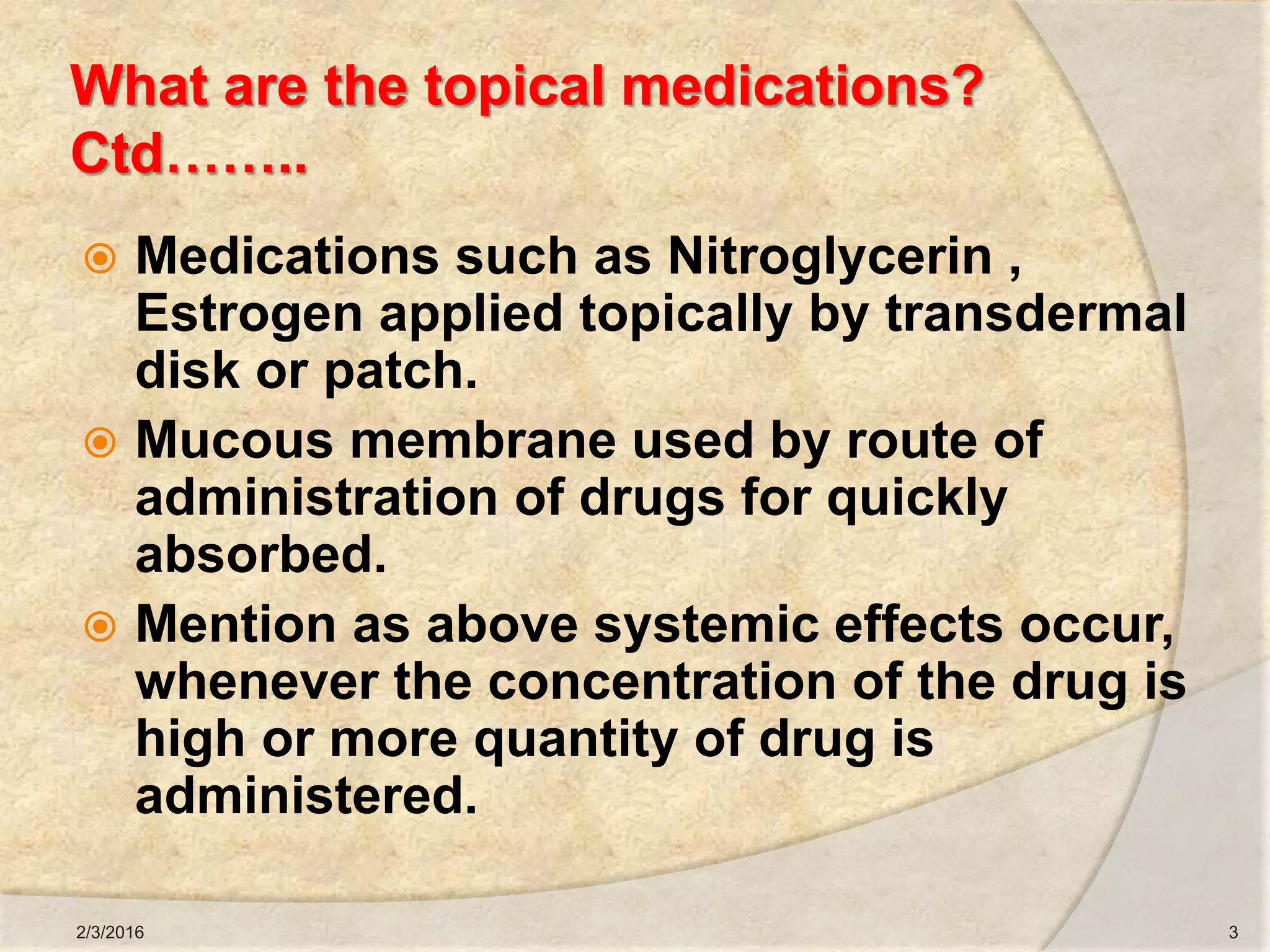 How to give topical medications | PPTX