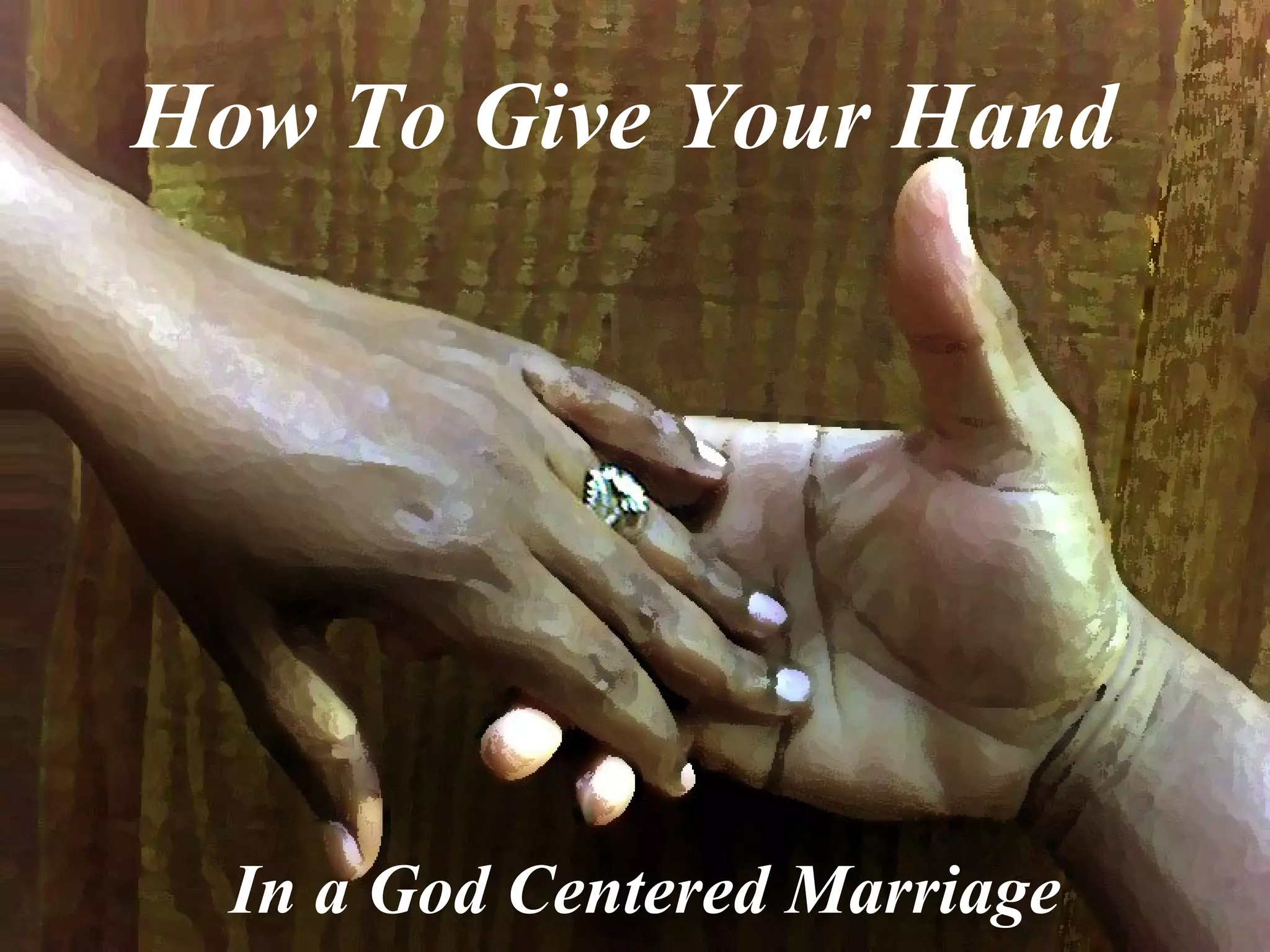 How to give your hand | PPT