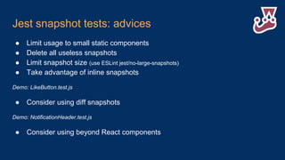 How to go about testing in React? | PPT