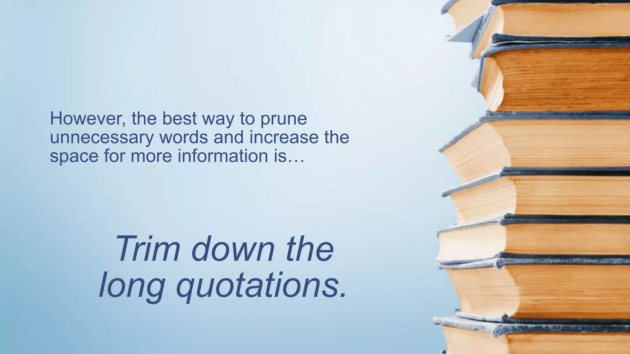 How to go from block quote to paraphrase.pptx