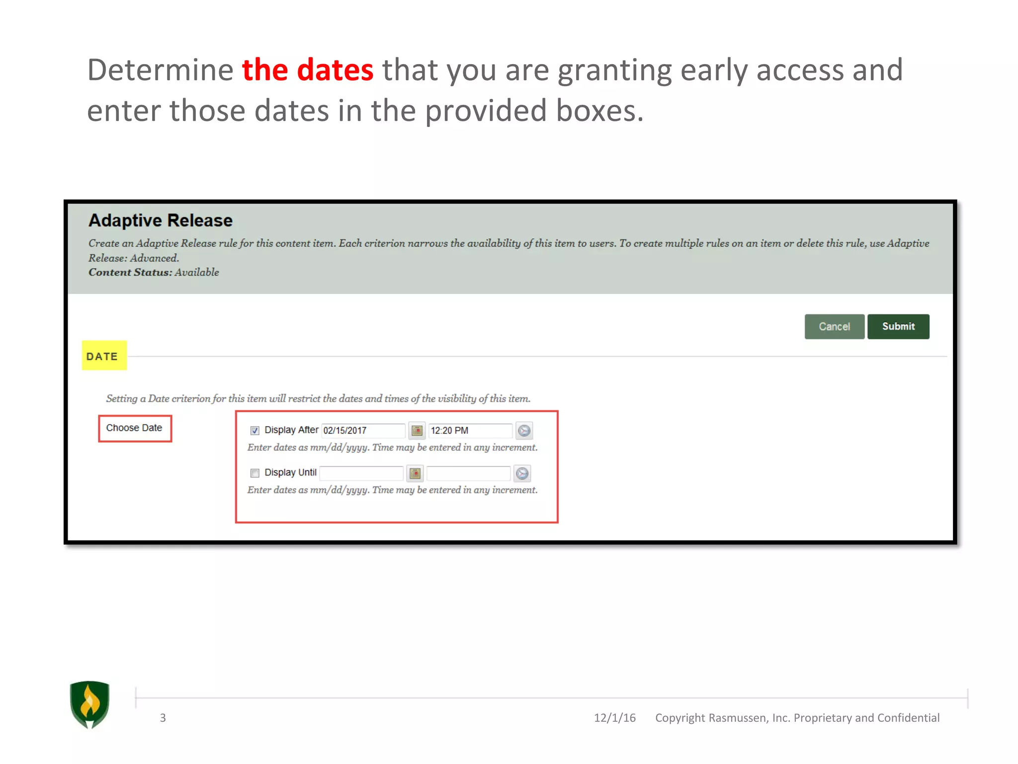 How to grant early access to assignments in Blackboard Learn | PDF