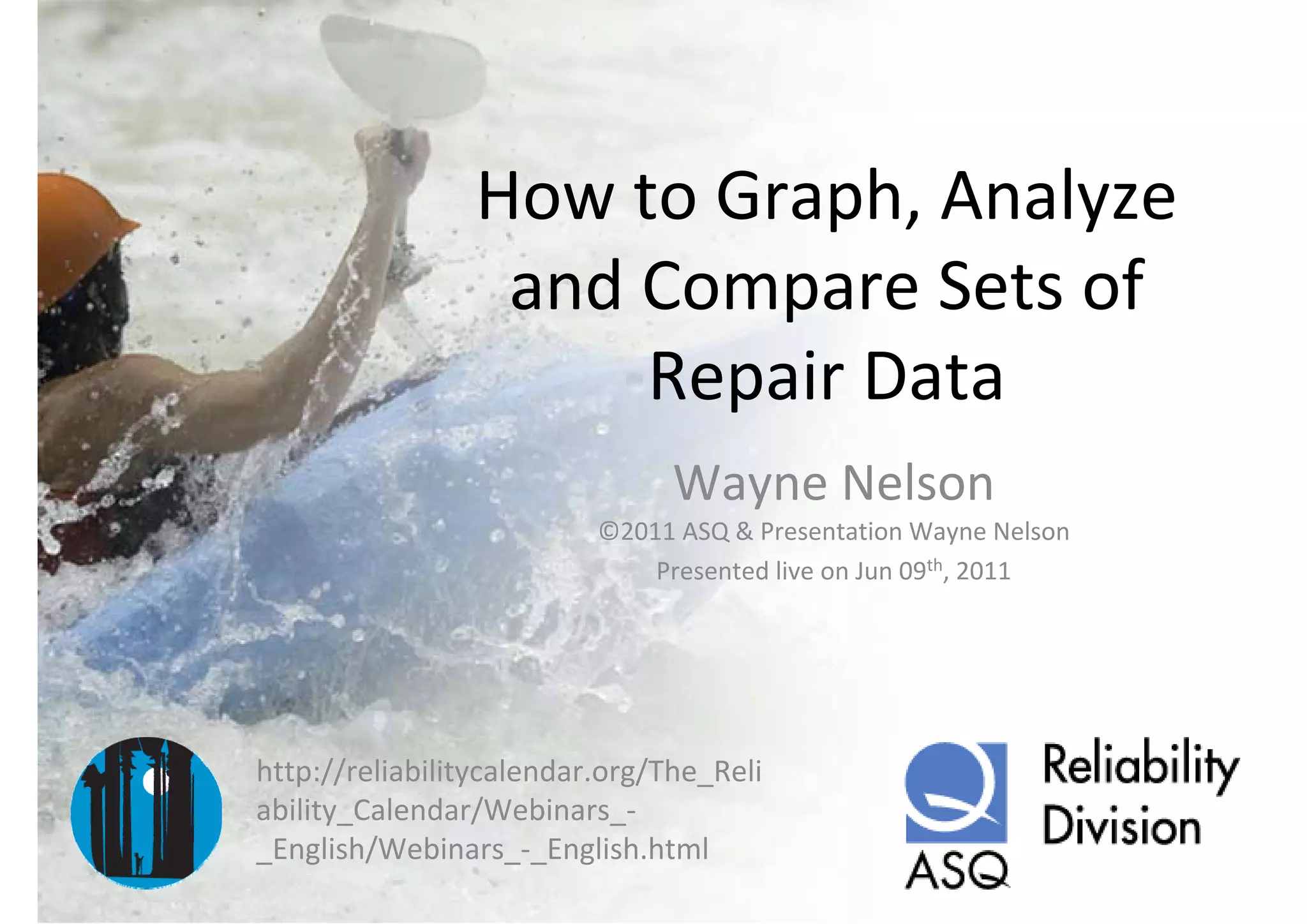 How to graph, analyze and compare sets of repair data | PDF | Web ...