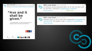How to grow an audience on social media from scratch, with NPR Code ...