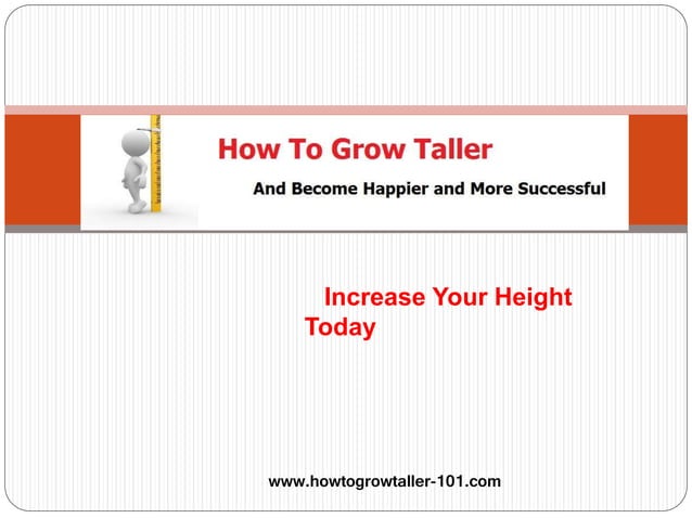 How to grow taller fast | PPT