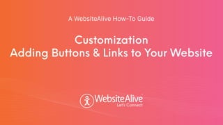 Customization: Buttons & Links | PDF | Web Development | Internet