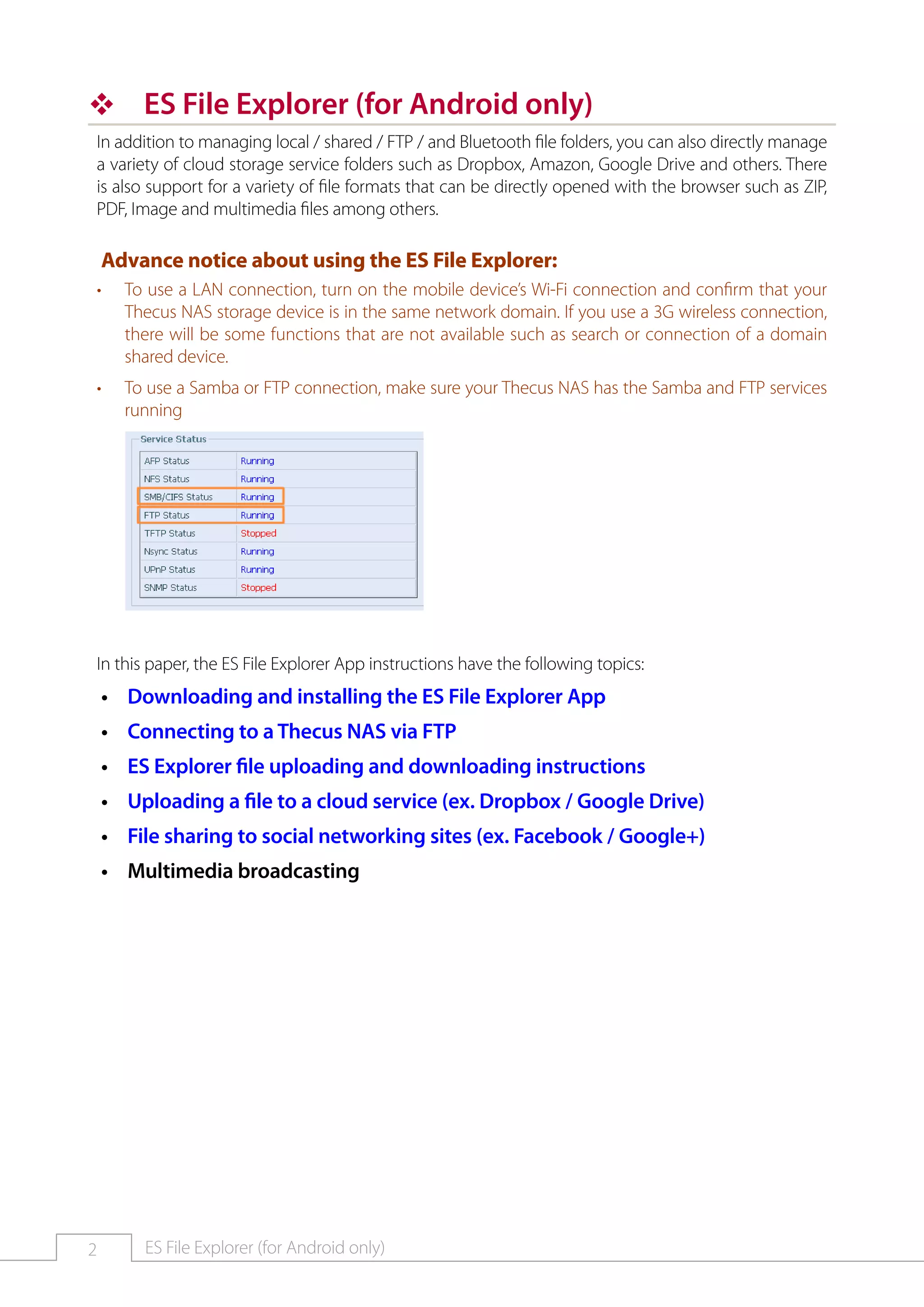 How-to Guide: ES explorer | PDF