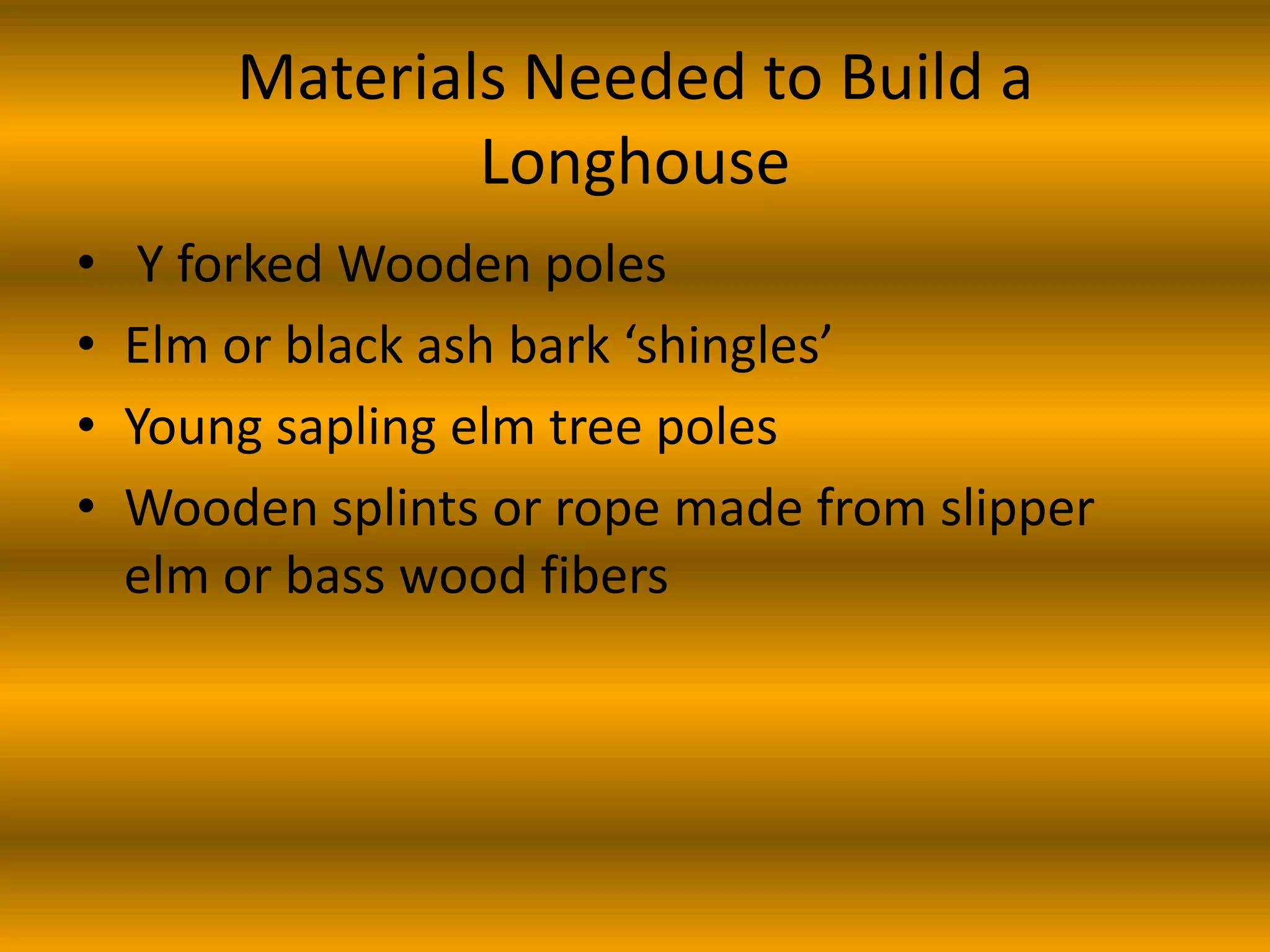 How to build a longhouse | PPTX