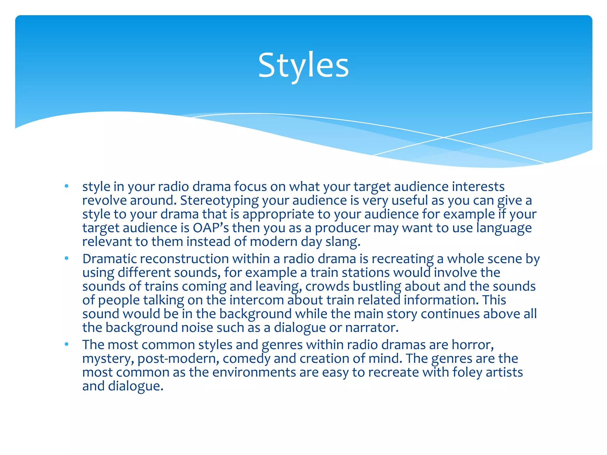 How to guide – radio drama jack tanner | PPT