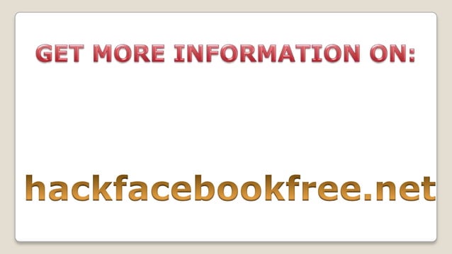 How to hack facebook account | PPT