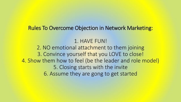How to Handle MLM Objections | PPTX