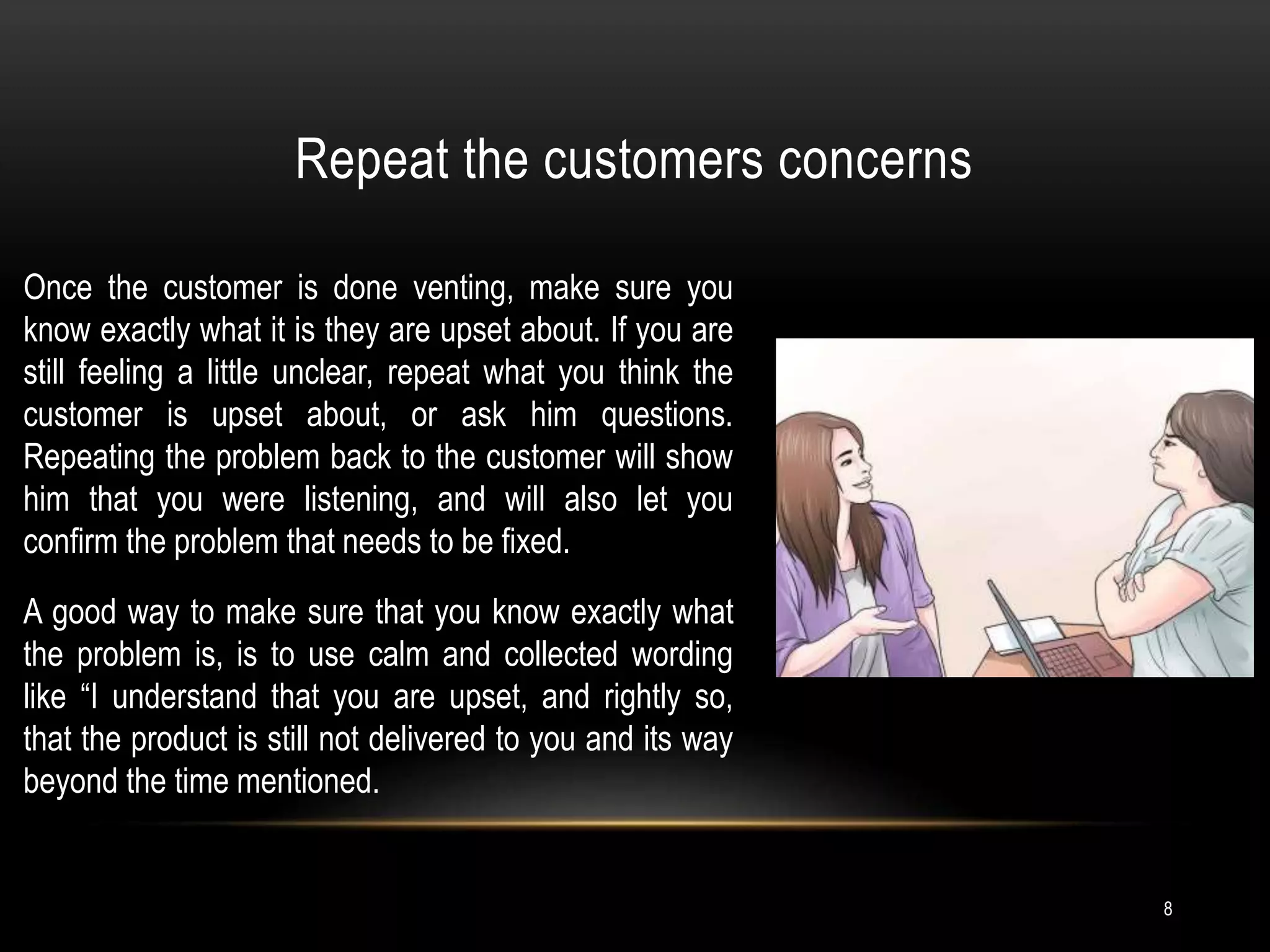 How to handle angry customers | PPTX